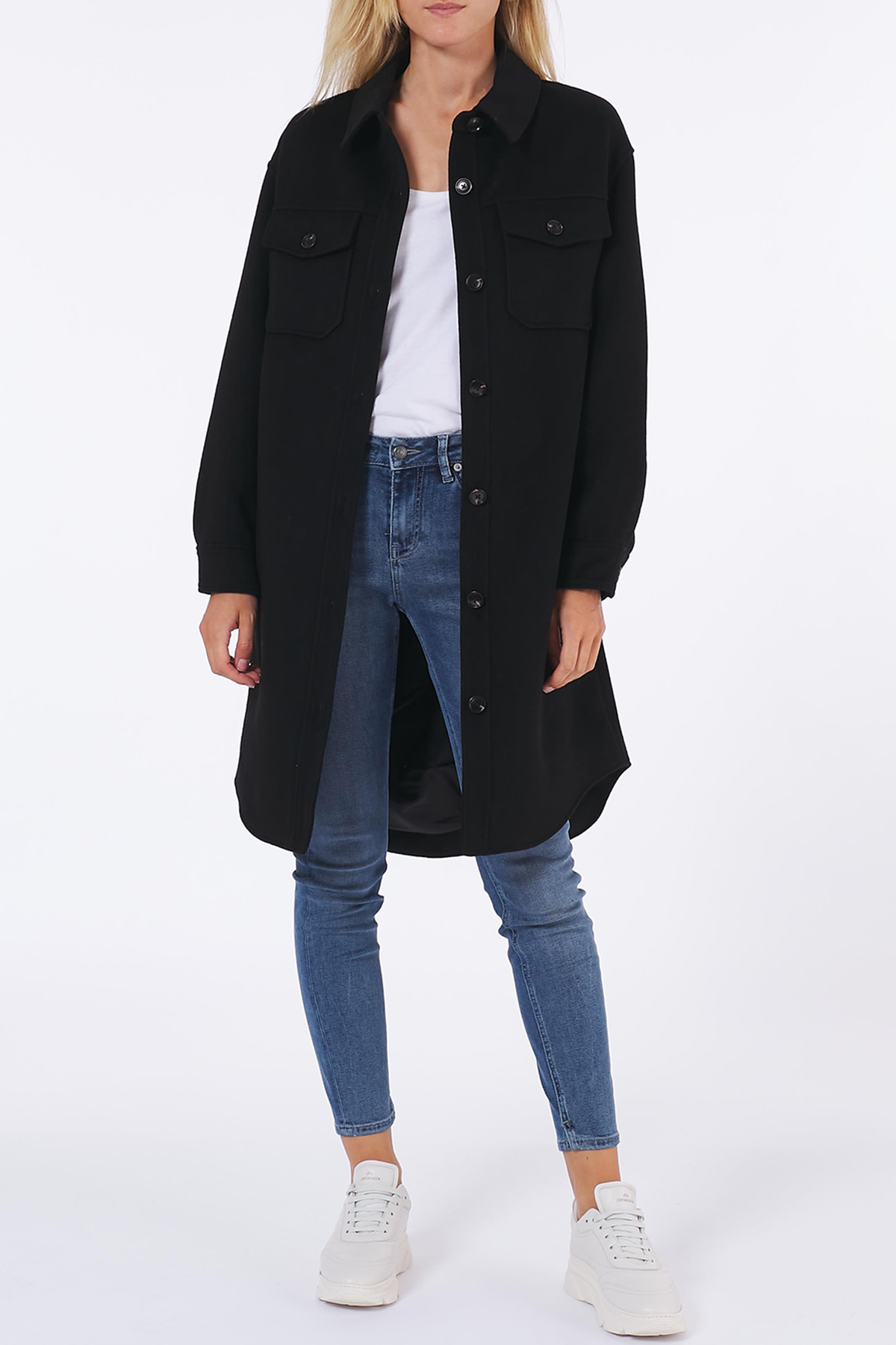 Long-Overshirt mit Wolle | IQ Studio | IQ Studio