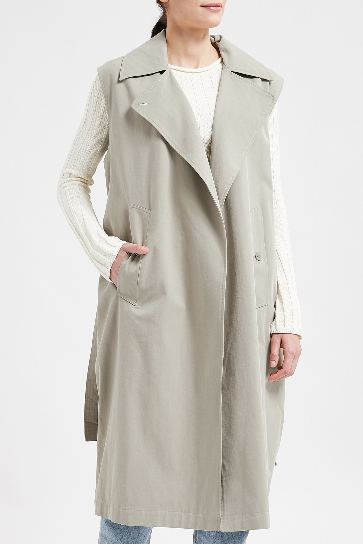 Trenchcoat-Weste mit Baumwolle | IQ Studio | IQ Studio